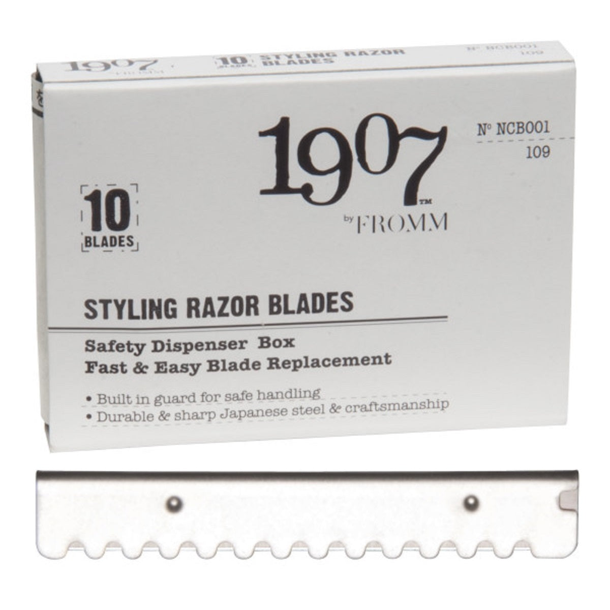 Fromm 1907 Styling Razor 10 Blades #NCB001 — ibarber.com