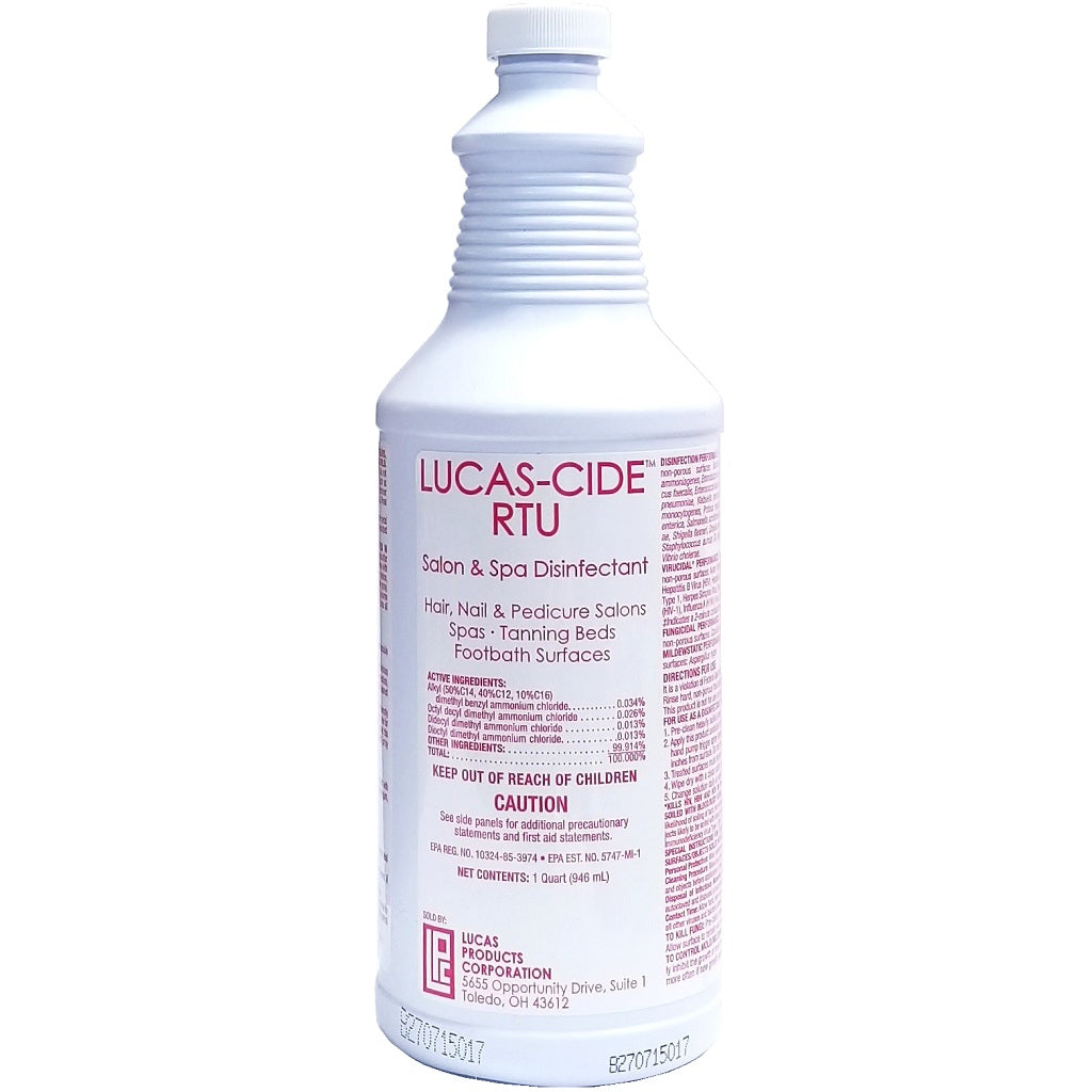 Lucas-Cide RTU Disinfectant 32 oz — ibarber.com