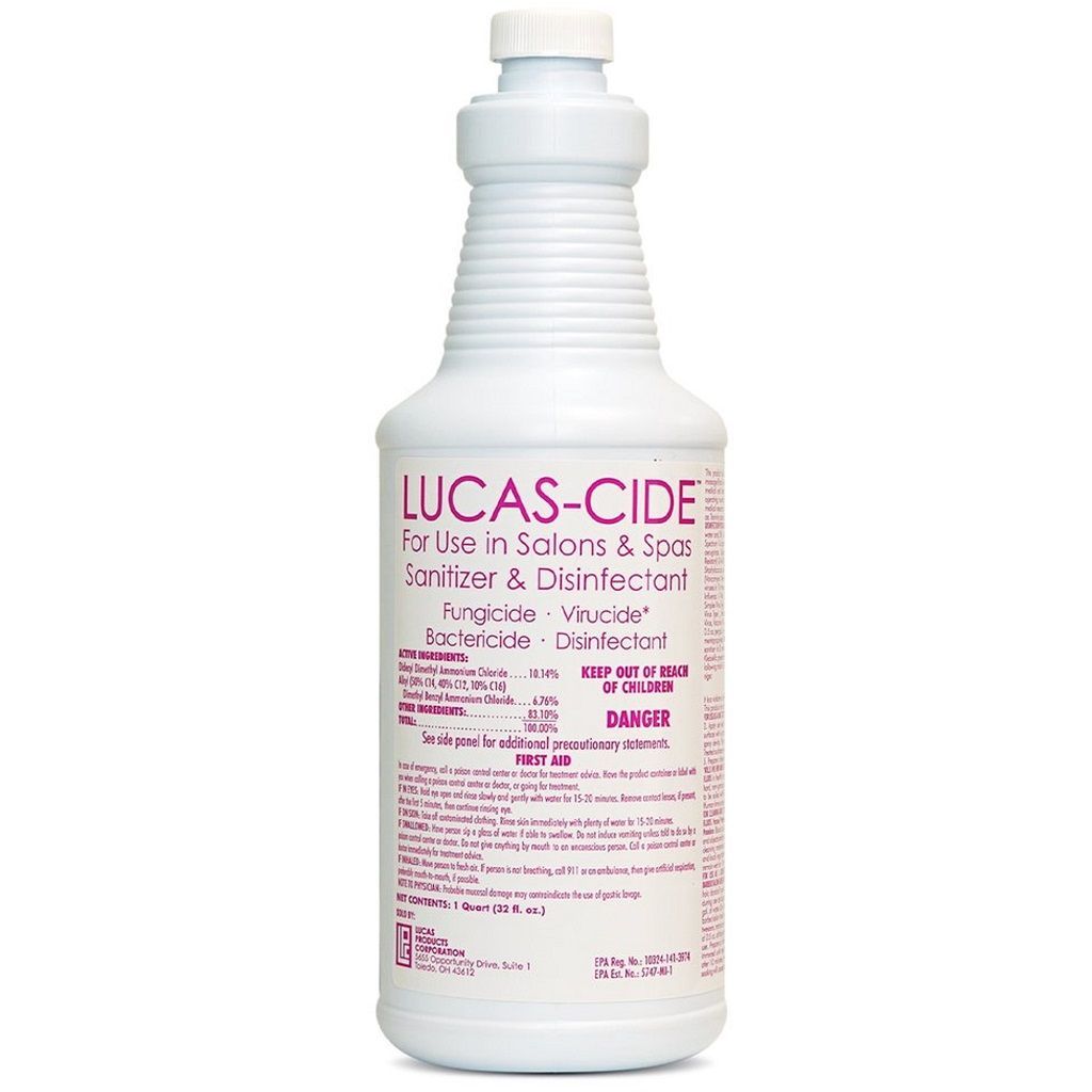 Lucas-Cide Disinfectant Pink 32 oz — ibarber.com