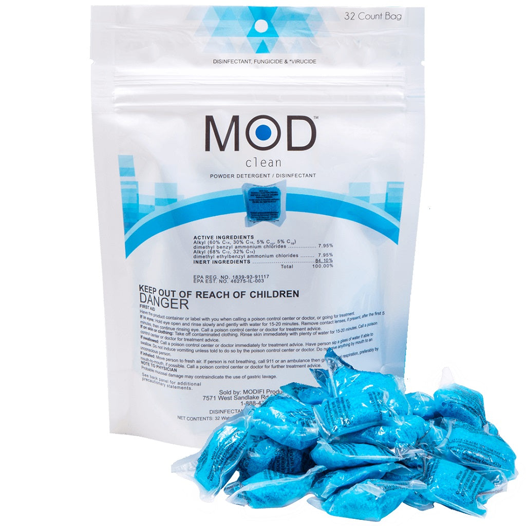 Mod Clean Disinfectant Pods 32 Count — ibarber.com